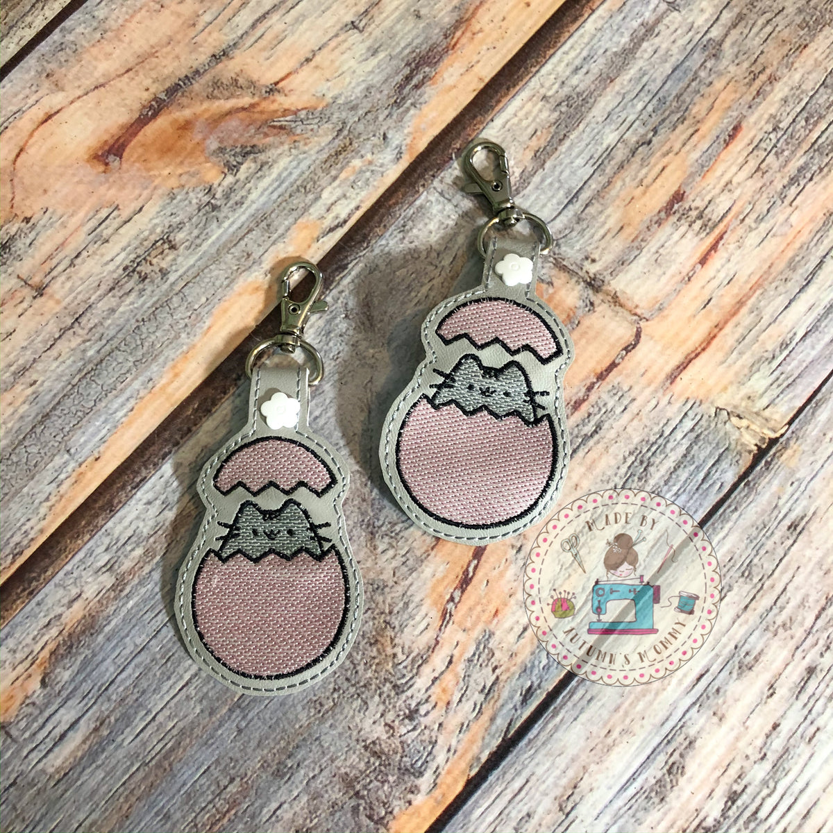 Pusheen The Cat keychain - Easter egg – MadeByAutumnsMommy